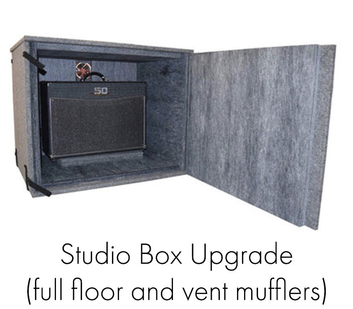 Studio Box Enclosure Upgrade (adds full floor and vent mufflers ...